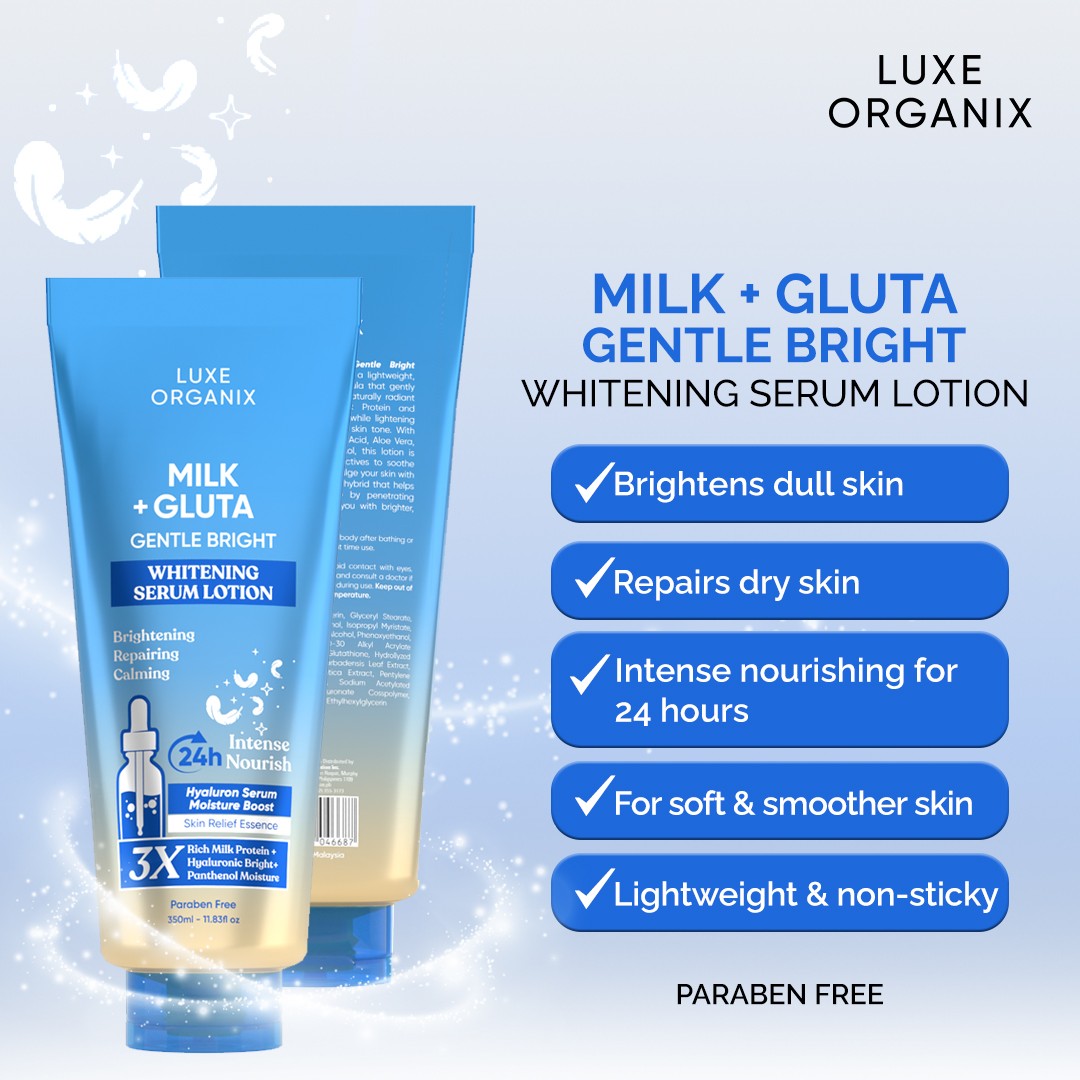 Luxe Organix | Milk + Gluta | Retinol+Gluta | Niacinamide+Arbutin Whit ...