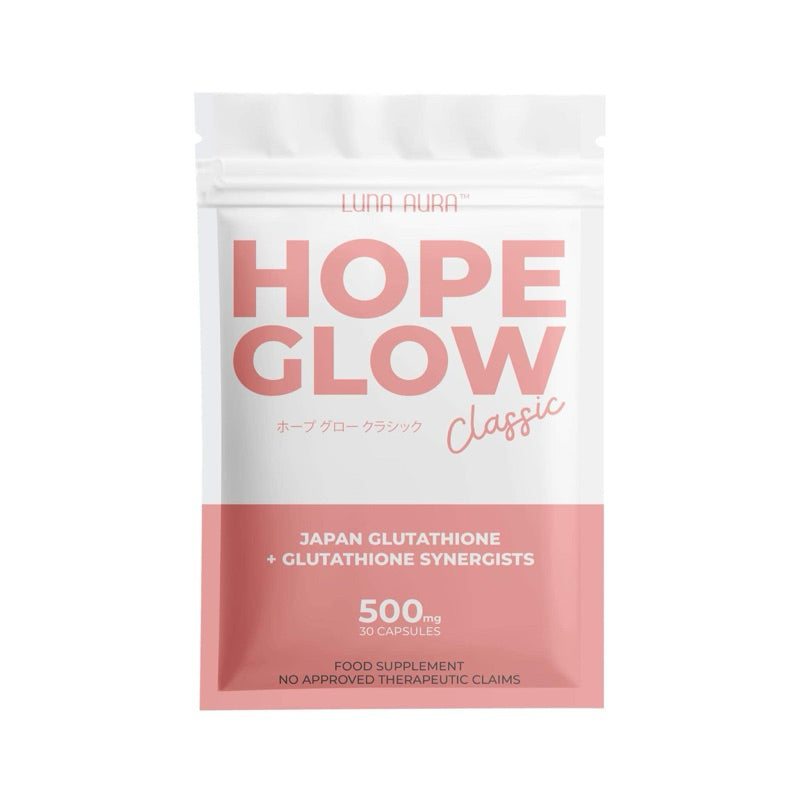 Luna Aura Hope Glow Glutathione 30 caps in pouch – Seak Beauty